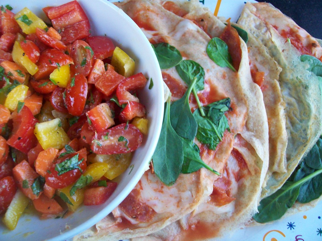 Pizza Crepes | Red, Round, or Green